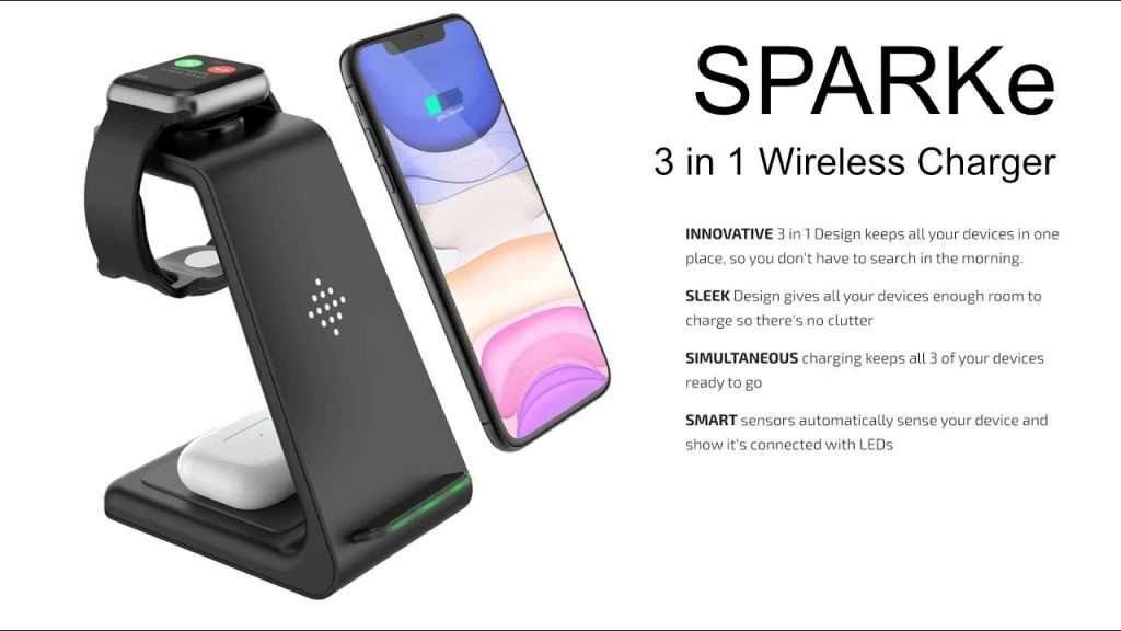 Spark e 3 in 1 wireless charger | Touch Technology Review